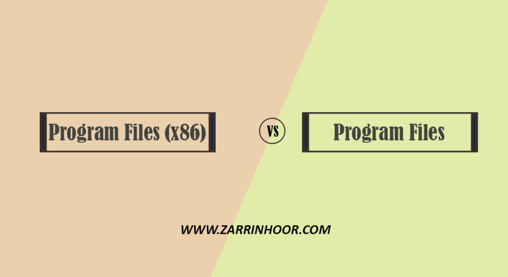 تفاوت بين پوشه (Program Files (x86 با Program Files در ويندوز - گروه فنی مهندسی زرین هور